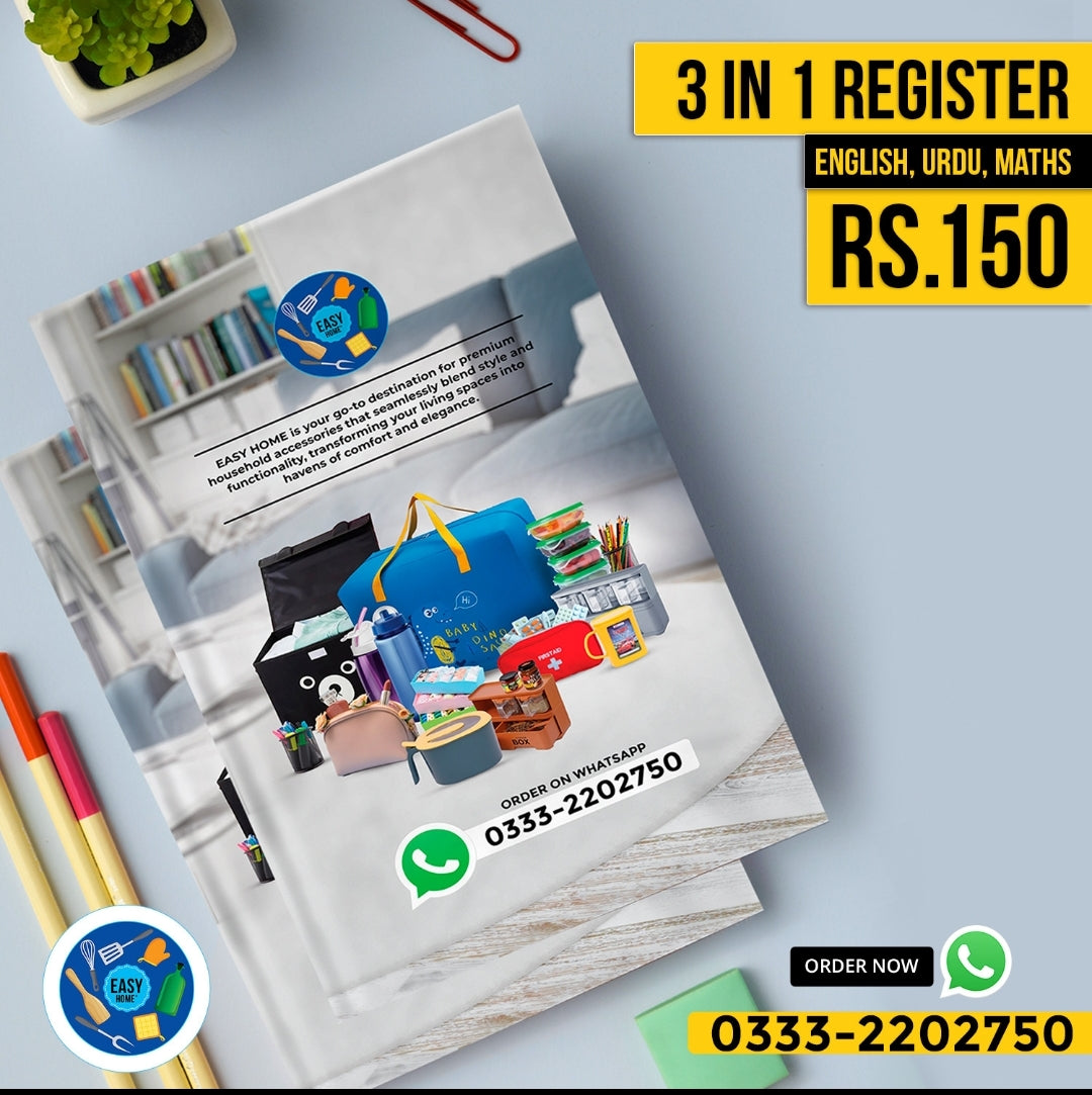 3 in 1 Register – EASY HOME