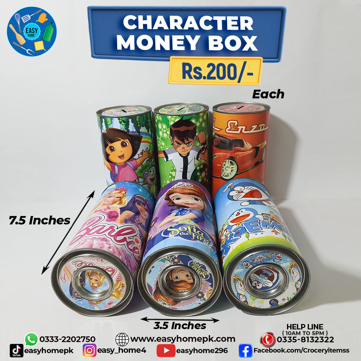 Character Money Box – EASY HOME
