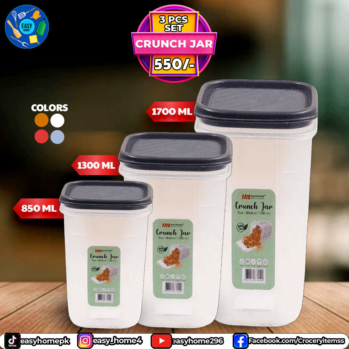Crunch Jar Set – EASY HOME